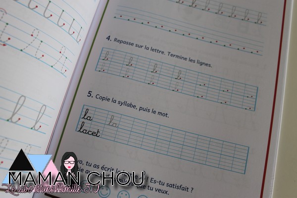cahier d'écriture cursive (4) - Maman Chou